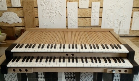 Claviers d'orgue. par Woodstock sur L'Air du Bois