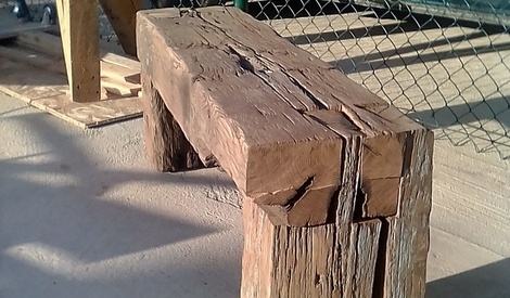 Banc rustique par Mad Two wood sur L'Air du Bois