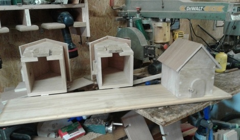 Les maisons des trois petits cochons par mich31159 sur L'Air du Bois