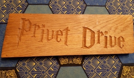Ecriteau Privet Drive par Dimithil sur L'Air du Bois