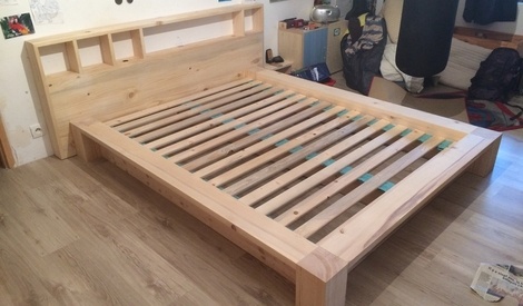 Lit plateforme par malamute74 sur L'Air du Bois