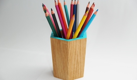 Pot à crayon par Atelier Ebénix sur L'Air du Bois