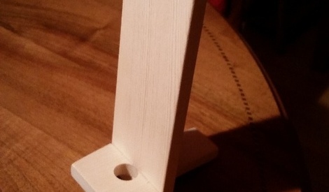 Support téléphone mural par niclasse sur L'Air du Bois