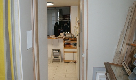 Habillage de montant de porte par lolo2465 sur L'Air du Bois