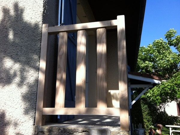 Rambarde de balcon par Boris Beaulant sur L'Air du Bois