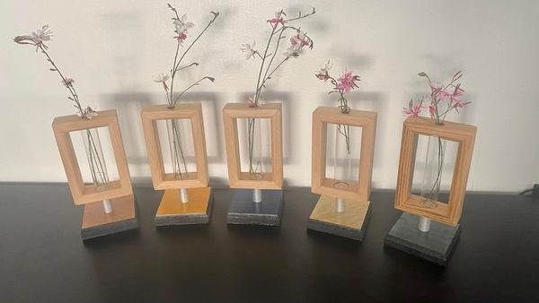 Soliflore bois et verre - déclinaison par phroussel69 sur L'Air du Bois Soliflore bois et verre - déclinaison par phroussel69 sur L'Air du Bois