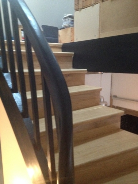 Réfection d'un escalier par Stefano sur L'Air du Bois