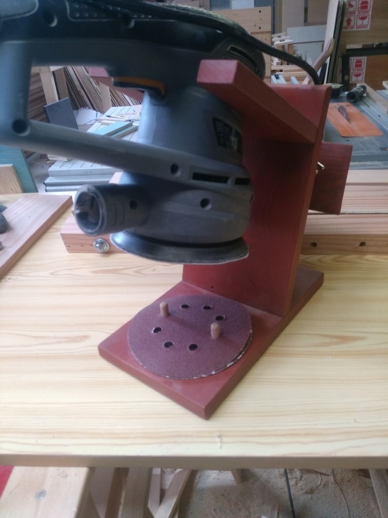 Support ponceuse excentrique par WoodandCrafts sur L'Air du Bois